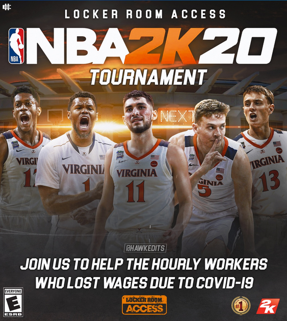 NBA 2k Tournament Details – Locker Room Access - Virginia