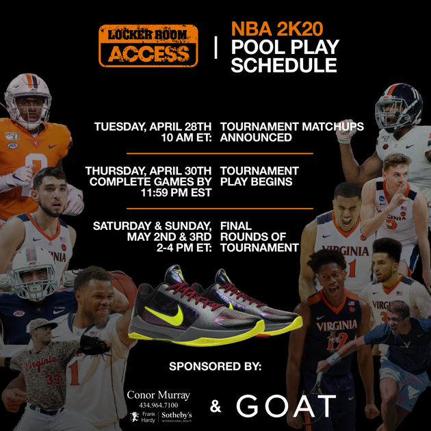 NBA 2K Tournament Update – Locker Room Access - Virginia